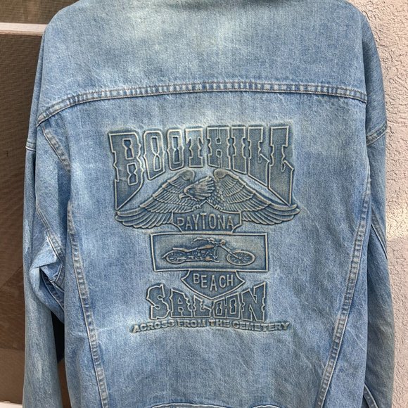Boot Hill Saloon, Daytona Beach Jean Jacket | Jackets & Coats | Vintage ...